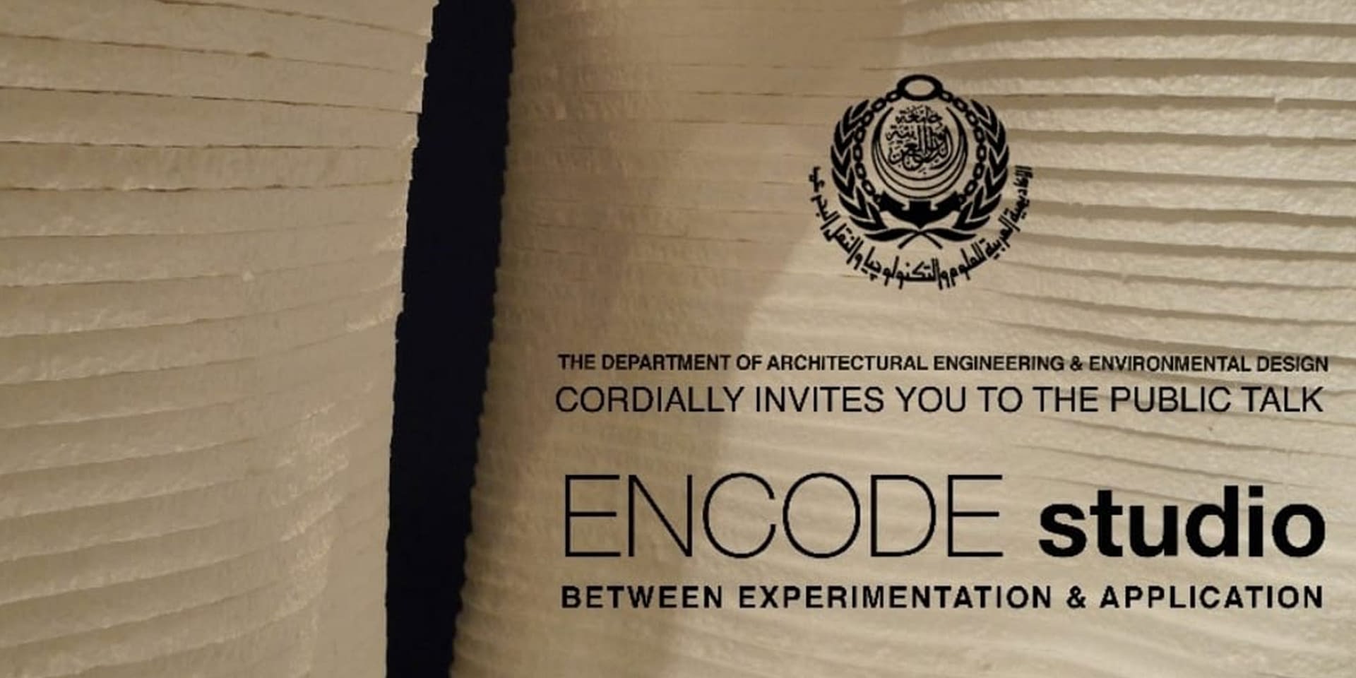 Event // “ENCODE Studio: Between Experimentation & Application” Public Talk – ENCODE